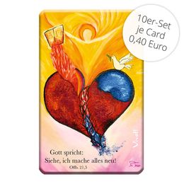 10er-Set Taschen-Card &raquo;Gott spricht: Siehe, ich mache alles neu&laquo; Offb 21,5