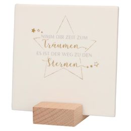 Porzellantafel zum Aufstellen - Weg zu den Sternen (1 St&uuml;ck)