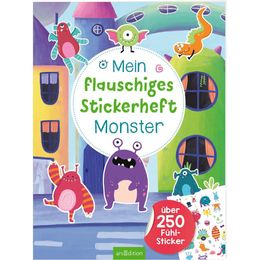 Mein flauschiges Stickerheft - Monster