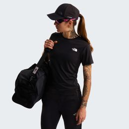 Funktionsshirt The North Face "W FLEX SHORT SLEEVES REG TEE", Damen, Gr. XS, tnf schwarz, Obermaterial: 100% Polyester, Shirts Funktionsshirt, sportlicher Stil, kurze &Auml;rmel, schnell trocknendes FlashDry&trade;-Gewebe
