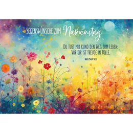 Postkarte - Segensw&uuml;nsche zum Namenstag (10 St&uuml;ck)