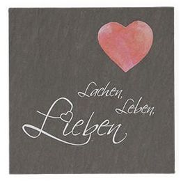 SchieferMoment Lachen, Leben, Lieben (1 St&uuml;ck)