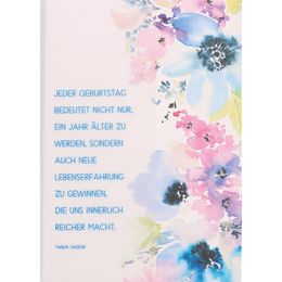 Geburtstagskarte - Jeder Geburtstag... (6 St&uuml;ck)