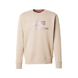 Alpha Industries Sweatshirt 'Carbon' Beige size XS