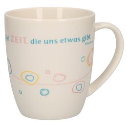 Porzellan-Tasse Zeit (1 St&uuml;ck)