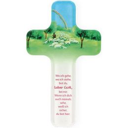 Kinderkreuz aus Acryl - Guter Hirte (1 St&uuml;ck)