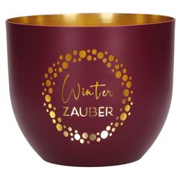Metallwindlicht - Winterzauber