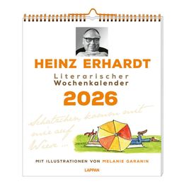 Lappan Verlag Literarischer Wochenkalender &raquo;Heinz Erhardt -2026&laquo;