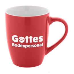 Keramiktasse Gottes Bodenpersonal