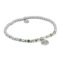 Echtstein-Armband &raquo;Nimm dir Zeit zum Leben&laquo;