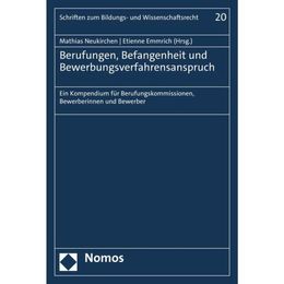 Berufungen, Befangenheit und Bewerbungsverfahrensanspruch
