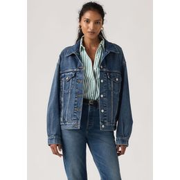 Levi's LEVI'S Damen Jeansjacke "90S TRUCKER"wonder why, Gr. M, Denim/Jeans, Obermaterial: 100% Baumwolle, Jacken, mit Umlegekragen