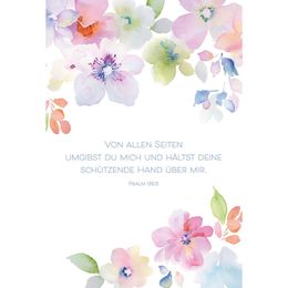 Gl&uuml;ckwunschkarte zum Geburtstag - Von allen Seiten... (6 St&uuml;ck)