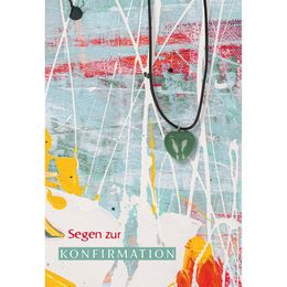 Gl&uuml;ckwunschkarte Segen zur Konfirmation (5 St&uuml;ck)