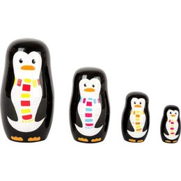 Matrjoschka &raquo;Pinguin-Familie&laquo;