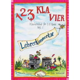 Breitkopf & H&auml;rtel 1, 2, 3 Klavier. Lehrerkommentar zu Heft 1