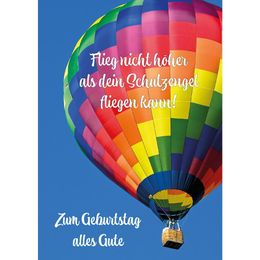 Gl&uuml;ckwunschkarte - Alles Gute zum Geburtstag (6 St&uuml;ck)
