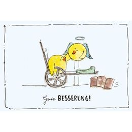 Klappkarte - Gute Besserung (6 St&uuml;ck)
