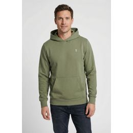 Kapuzensweatshirt Hummel "HMLPULSE SWEAT HOODIE", Herren, Gr. XL (54), deep lichen gr&uuml;n, Obermaterial: 60% Baumwolle, 40% Polyester, normal normal, Sweatshirts Kapuzensweatshirt, normale Passform, mit Kapuze, mit angesetztem B&uuml;ndchen