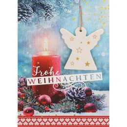 Gl&uuml;ckwunschkarte Frohe Weihnachten (5 St&uuml;ck)