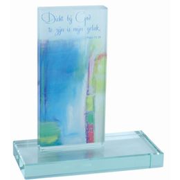 Glasstele, NL-Text Jahreslosung 2014 (1 St&uuml;ck)