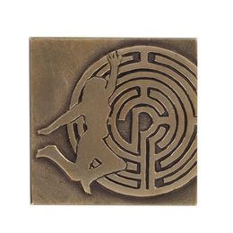 Bronzeplakette zur Konfirmation: Labyrinth (1 St&uuml;ck)