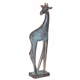 Bronzefigur Giraffe (1 St&uuml;ck)