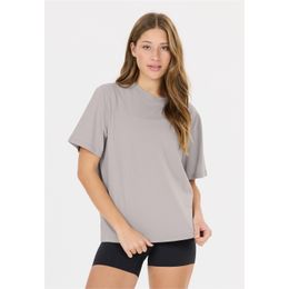 ENDURANCE ATHLECIA ATHLECIA Damen T-Shirt "Lexy"hellgrau, Gr. 38, unifarben, 95% Baumwolle, 5% Elasthan, Shirts, atmungsaktiv