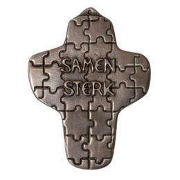 Kommunionkreuz "Samen sterk" (1 St&uuml;ck)