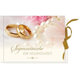 Segensw&uuml;nsche zur Goldhochzeit (1 St&uuml;ck)