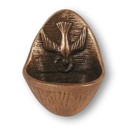 Bronzeweihbecken Taube (1 St&uuml;ck)