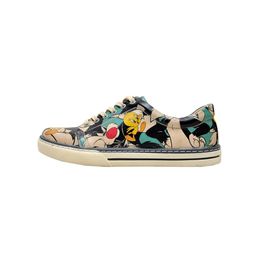 DOGO Sneaker low 'DOGO Sneaker - Catch Me If You Can Tweety' Damen Gr&ouml;&szlig;e 36 bunt