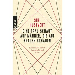 Eine Frau schaut auf M&auml;nner, die auf Frauen schauen