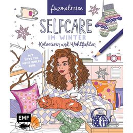 Ausmalreise Selfcare im Winter