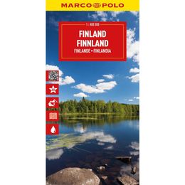 MARCO POLO Reisekarte Finnland 1:800.000