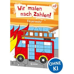Wir malen nach Zahlen! - Feuerwehr