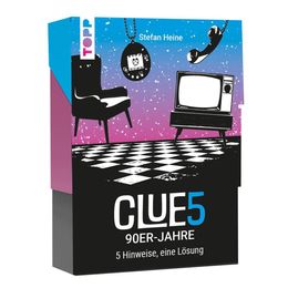 CLUE5 #90er-Jahre. 5 Hinweise, nur eine L&ouml;sung. Das Trend-Quiz f&uuml;r deine Tasche