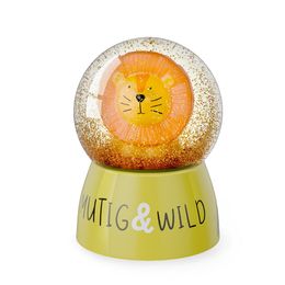 Glitzerkugel &raquo;Mutiger L&ouml;we&laquo;