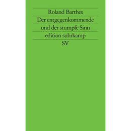 Der entgegenkommende und der stumpfe Sinn