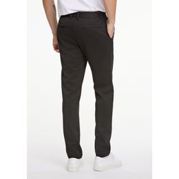LINDBERGH Herren Stoffhose "Stoffhose Slim Fit", schwarz, Gr. M, unifarben, Obermaterial: 75% Polyester, 22% Viskose, 3% Elasthan. Futter: 100%
