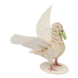 3D-Papiermodell &raquo;Wei&szlig;e Taube&laquo;