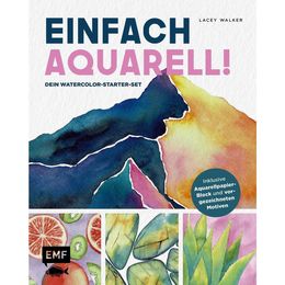 Einfach Aquarell! Dein Watercolor-Starter-Set mit Anleitungen inklusive Aquarell...