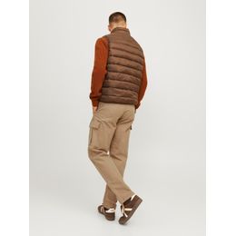 Jack & Jones JACK & JONES Herren Cargohose "JPSTKANE BARKLEY CARGO PANT NOOS", braun, Gr. 30, unifarben, Web, Obermaterial: 100% Baumwolle, Hosen