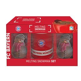 Geschenkset &raquo;FC Bayern M&uuml;nchen-Tasse mit Melting Snowman&laquo;
