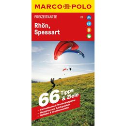 MARCO POLO Freizeitkarte 28 Rh&ouml;n, Spessart 1:110.000