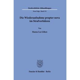 Die Wiederaufnahme propter nova im Strafverfahren