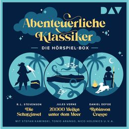 Abenteuerliche Klassiker - Die H&ouml;rspiel-Box. Die Schatzinsel, 20.000 Meilen unte...