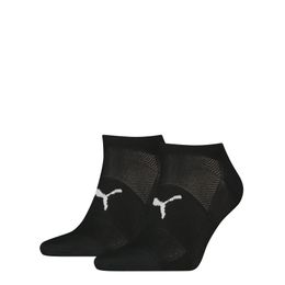 Puma Herren Sneakersocken "Puma UNISEX SPORT LIGHT SNEAKER 2P", Gr. 35schwarz, Materialmix, Socken, mit verst&auml;rktem Fersen- und Zehenbreich