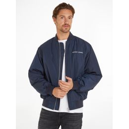 Tommy Jeans Herren Bomberjacke "TJM ENTRY BOMBER EXT", blau, Gr. XXXL, Web, Obermaterial: 100% Polyester. Futter: 100% Polyester. Wattierung: 100%