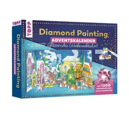 Diamond Painting Adventskalender Glitzerndes Weihnachtsdorf. Mit Material und We...